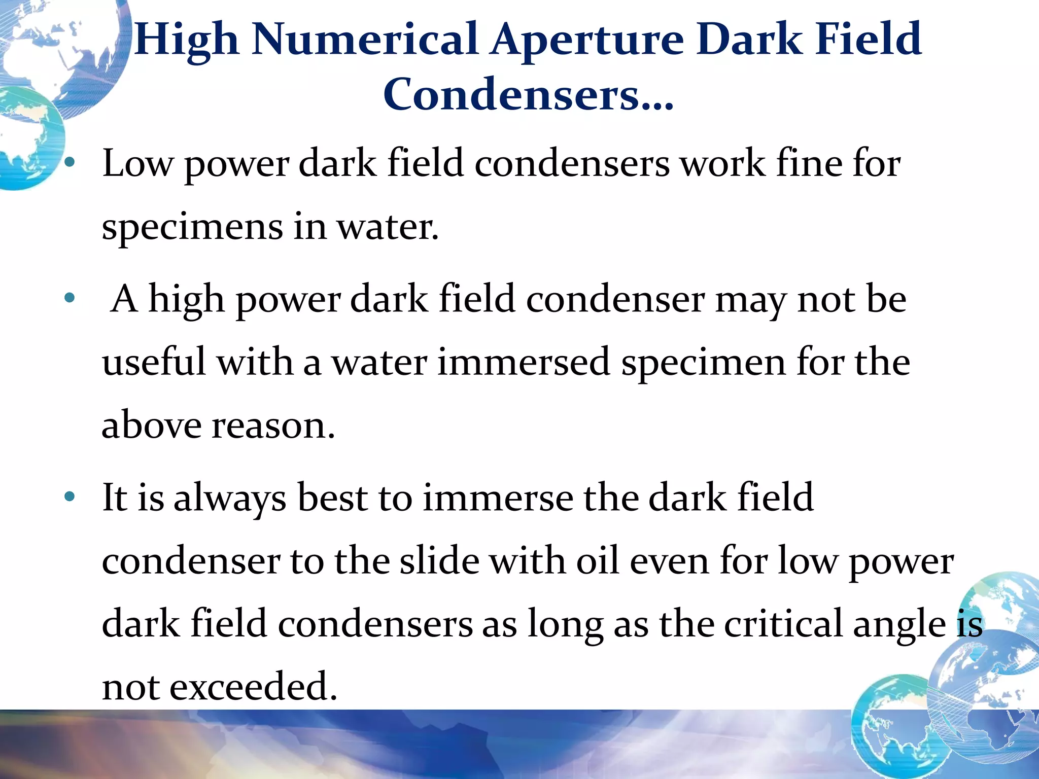 Dark field microscopy | PDF