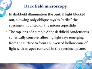 Dark field microscopy | PDF