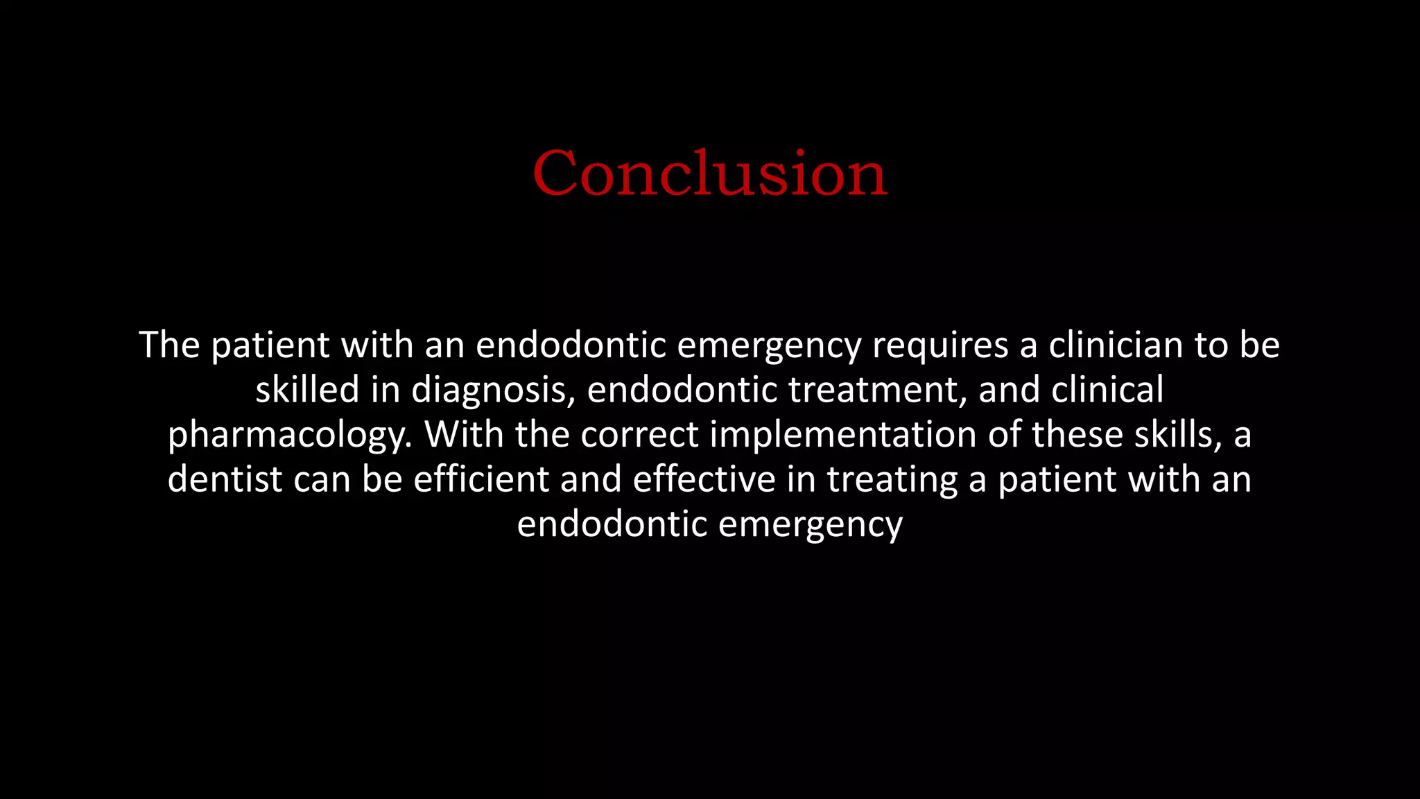 Endodontic emergencies | PPTX