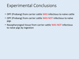 OS18 - 4.b.3 Transmision of FMD from persistently infected carrier ...