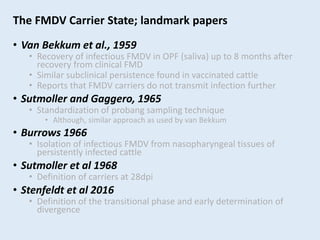 OS18 - 4.b.3 Transmision of FMD from persistently infected carrier ...