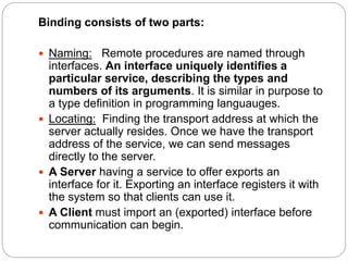 Middleware in Distributed System-RPC,RMI | PPTX
