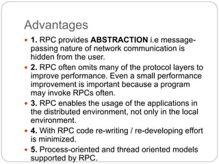 Middleware in Distributed System-RPC,RMI | PPTX