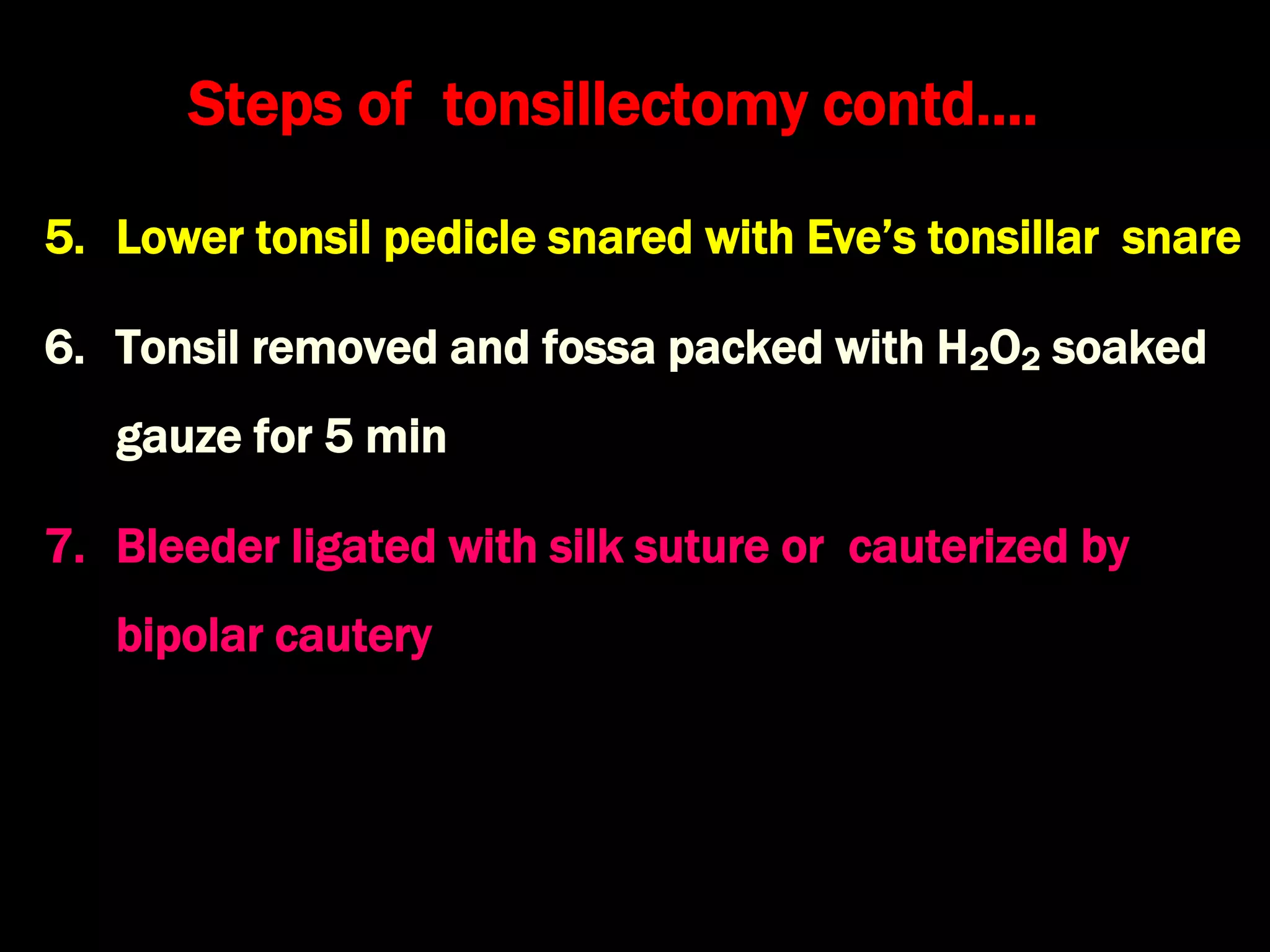 Tonsillectomy, adenoidectomy and quinsy | PPT