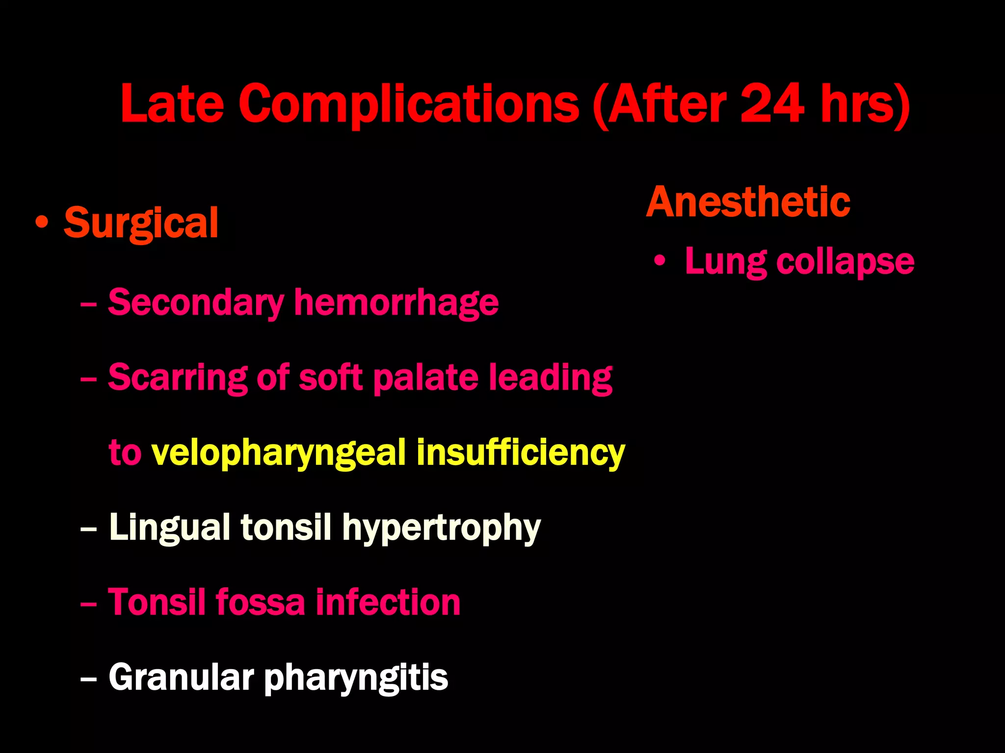 Tonsillectomy, adenoidectomy and quinsy | PPT