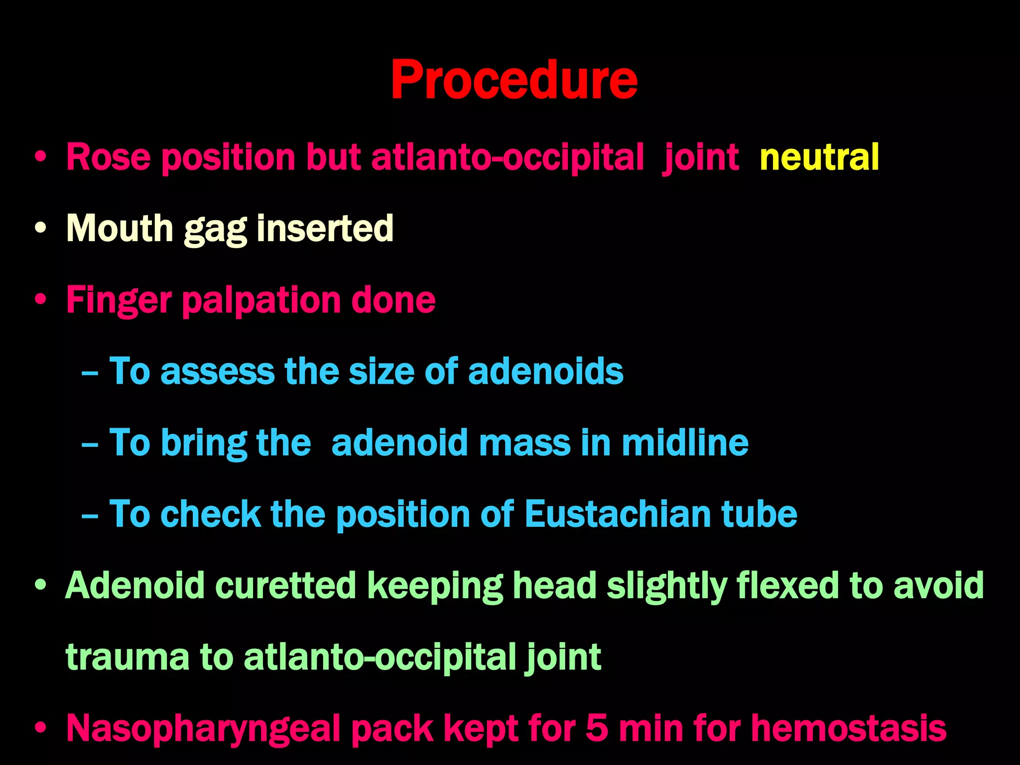 Tonsillectomy, adenoidectomy and quinsy | PPT