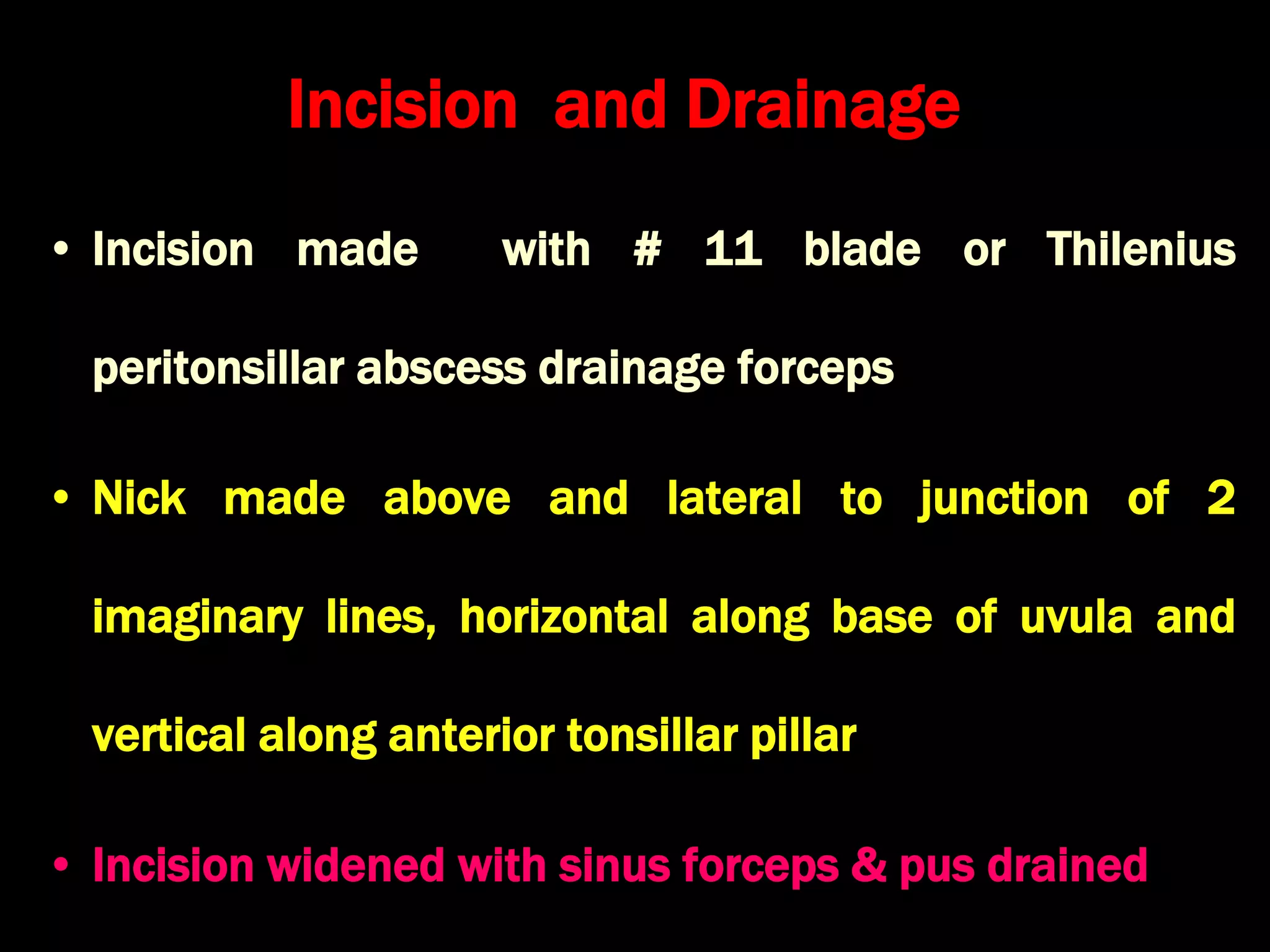 Tonsillectomy, adenoidectomy and quinsy | PPT