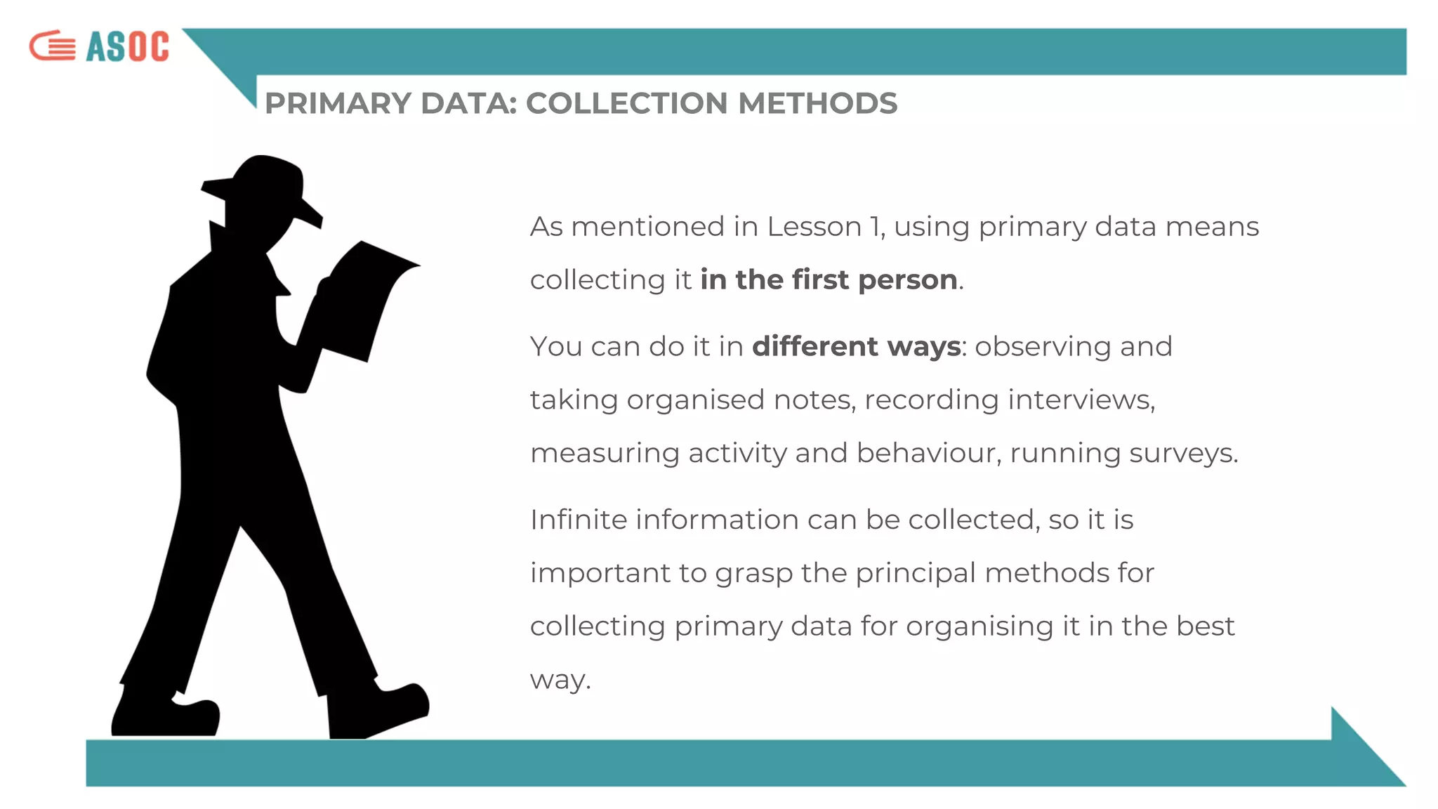 ASOCEU - Lesson 2 - Research Methods: Primary Data (slides) | PPTX