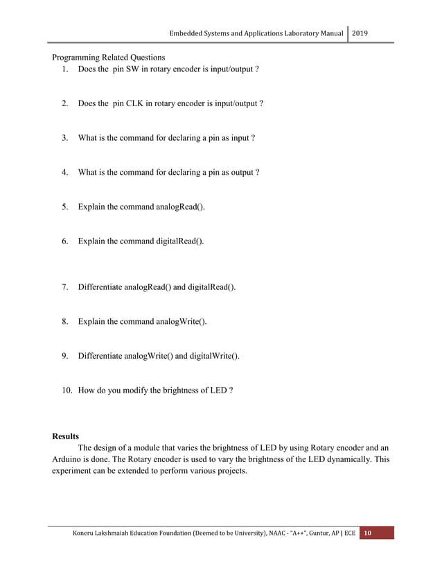 4. exp.2 rotary encoder | PDF