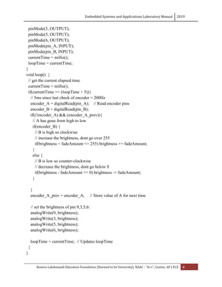 4. exp.2 rotary encoder | PDF