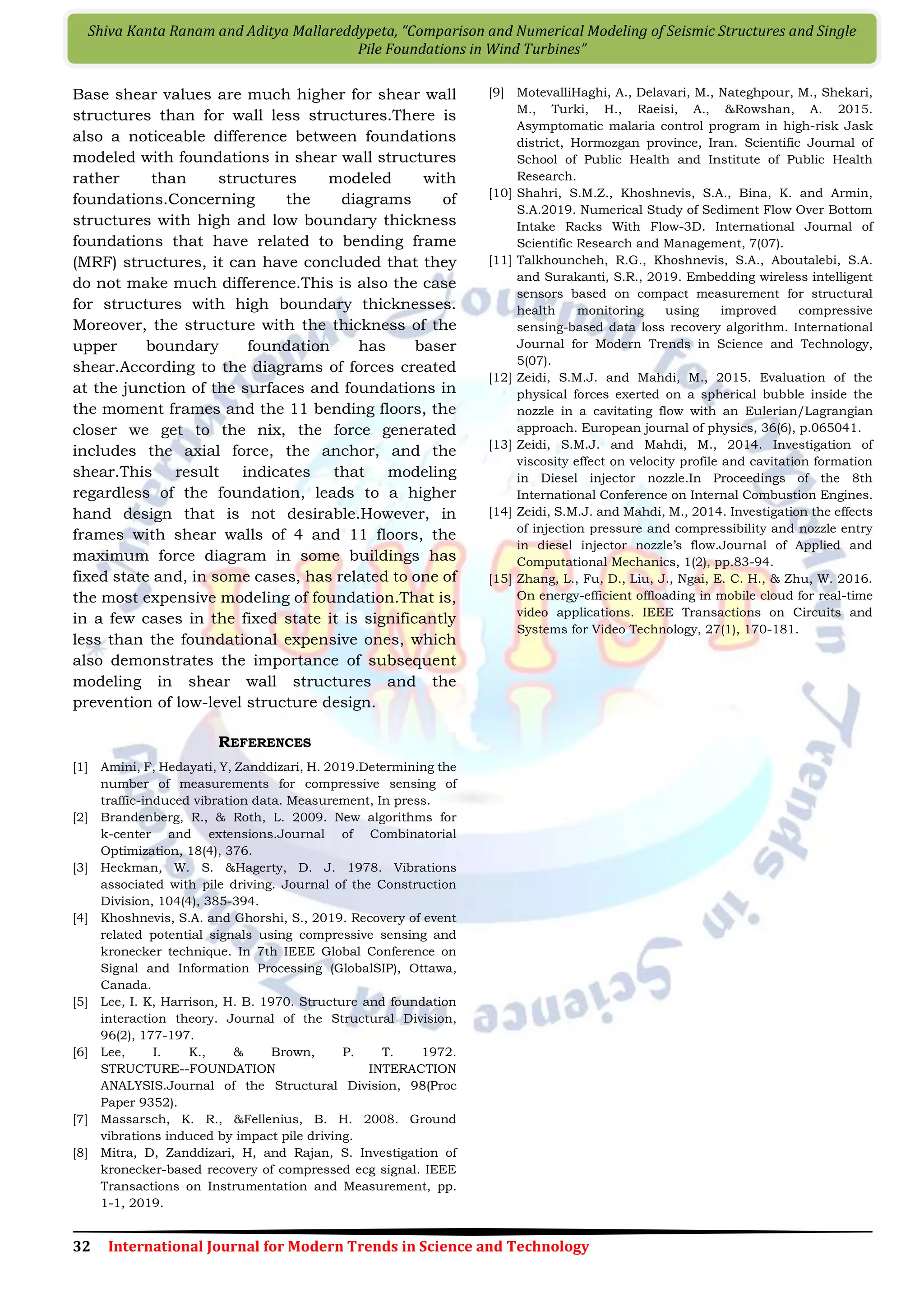 Comparison And Numerical Modeling Of Seismic Structures And Single Pile