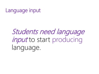 Developing Speaking Activities | PPTX