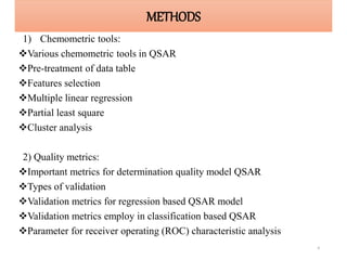 STATISTICAL METHOD OF QSAR | PPTX