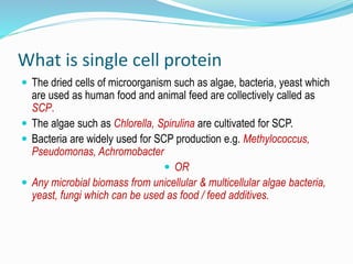 4. single cell protein 1 | PPTX