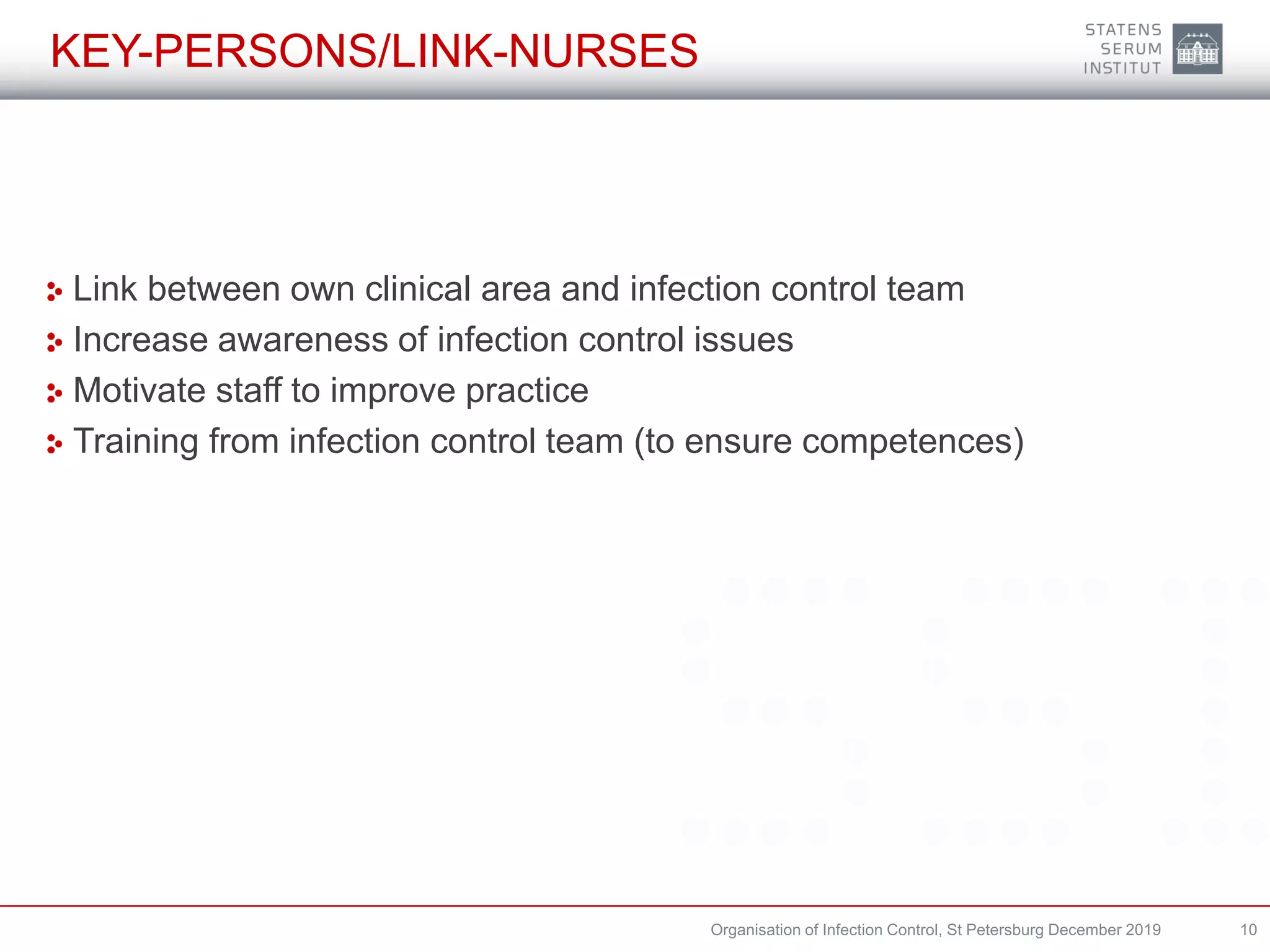 The organisation of infection control | PDF