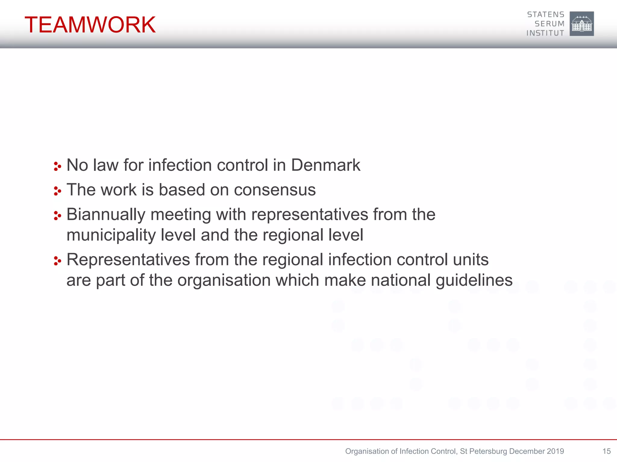 The organisation of infection control | PDF