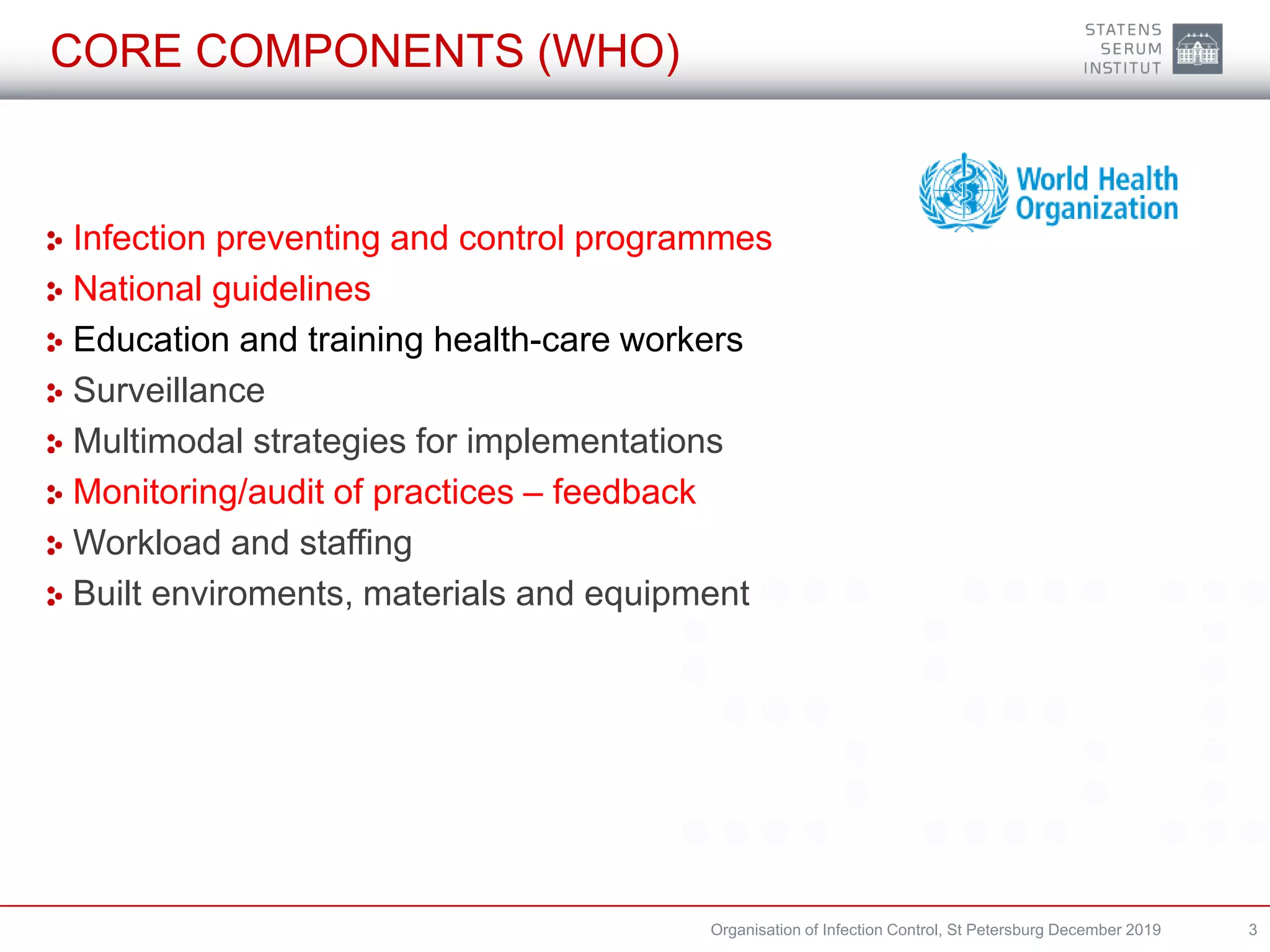 The organisation of infection control | PDF