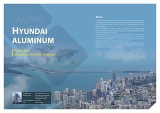 HYUNDAI ALUMINUM FORMWORK SYSTEM_CATALOGUE | PDF