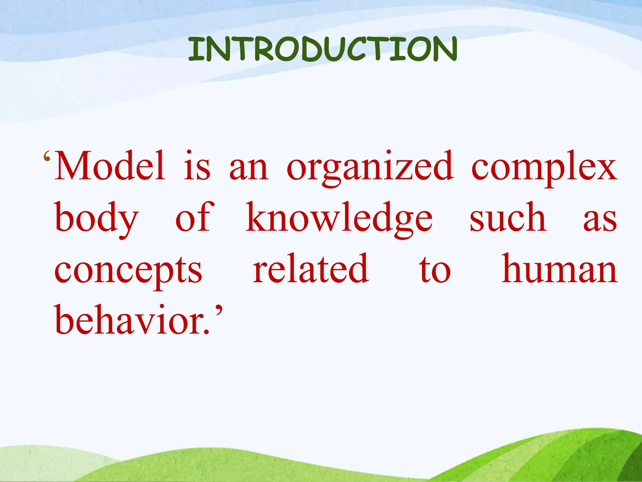 Existential & psychoanalytical model | PPTX