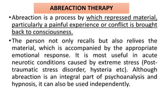 Psychoanalytical therapy | PPTX