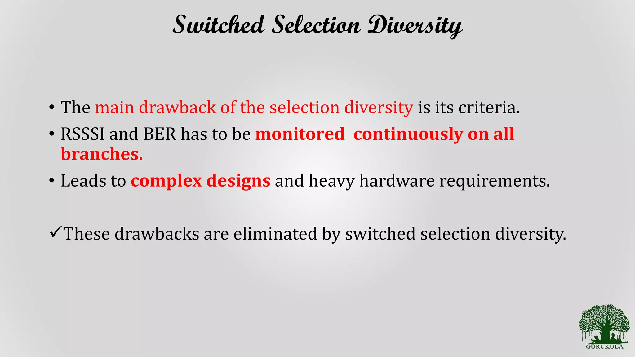 4.4 diversity combining techniques | PDF