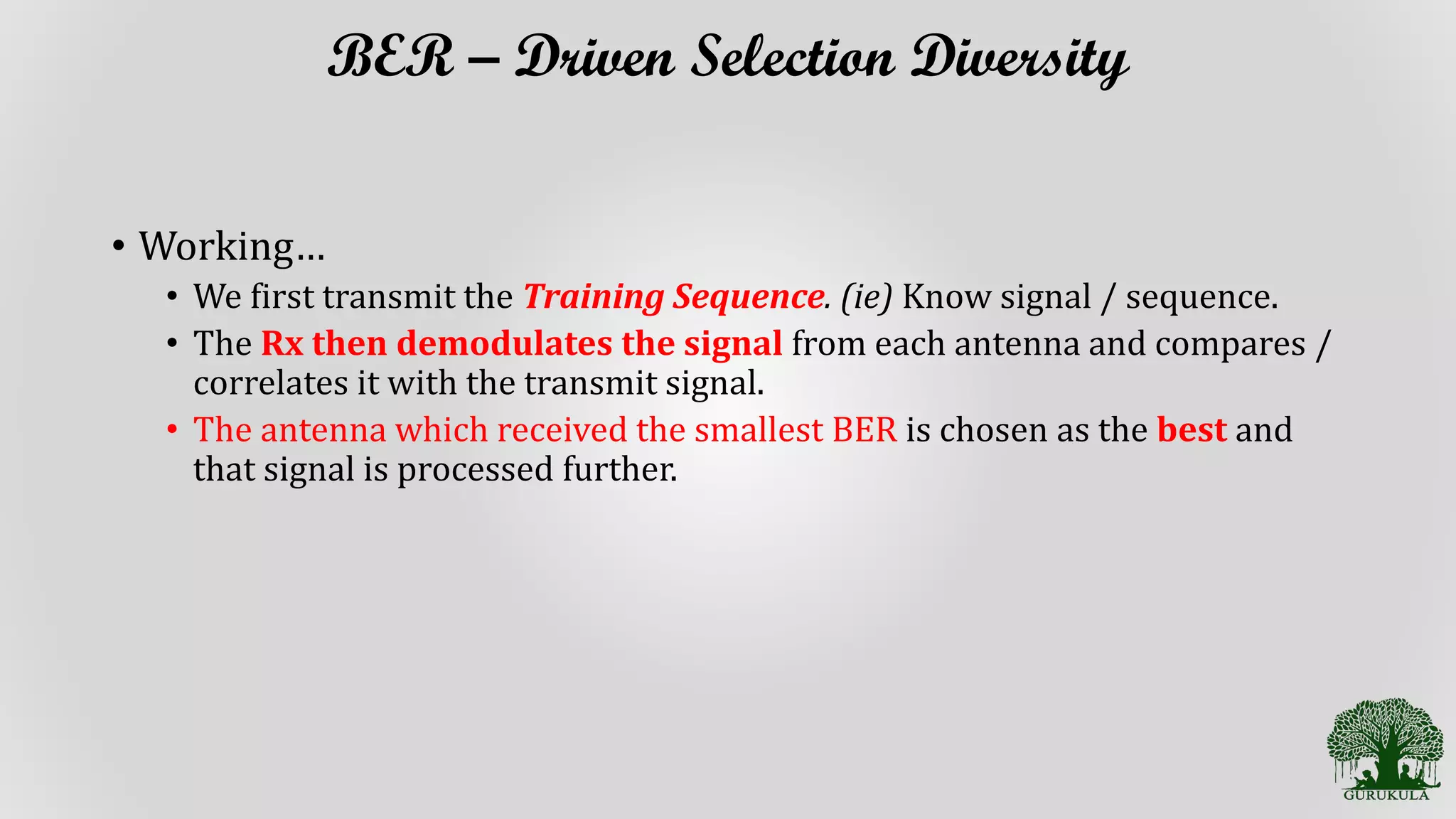 4.4 diversity combining techniques | PDF