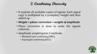 4.4 diversity combining techniques | PDF