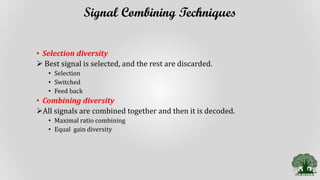 4.4 diversity combining techniques | PDF