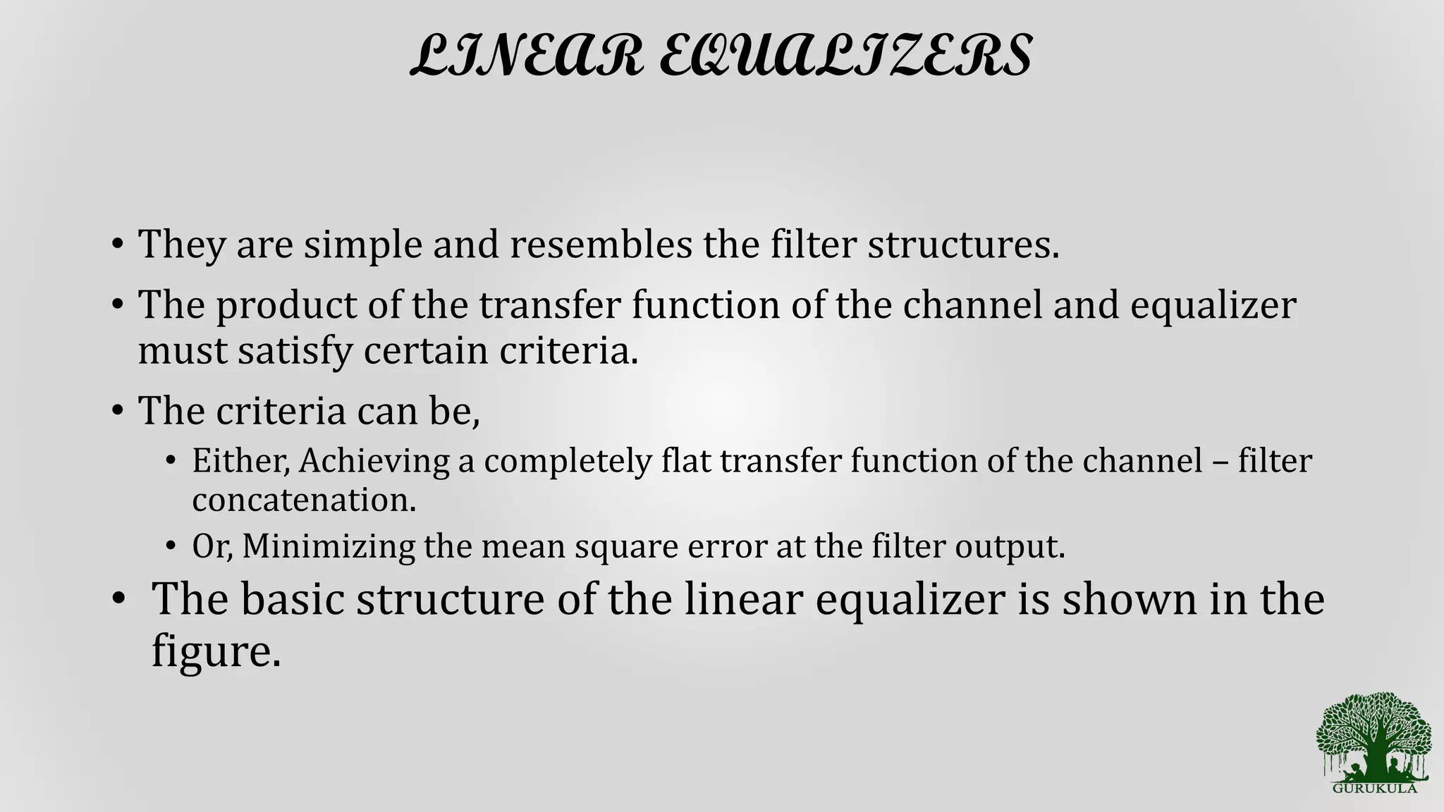 4.5 equalizers and its types | PDF