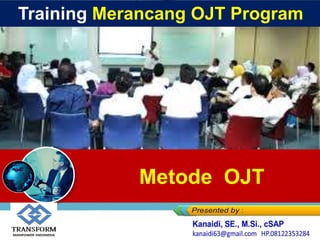 Materi Training_Beberapa Metode OJT | PPTX