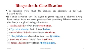 4.6 alkaloids 2020 | PPT