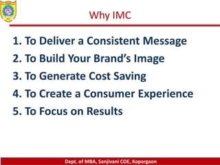 imc, Integrated Marketing Communication, Promotion Mix | PPTX