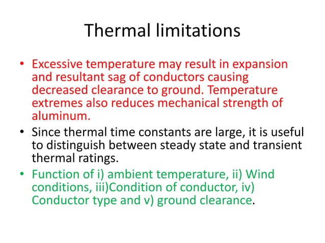 Transmission Line Constraints | PPT Transmission Line Constraints | PPT
