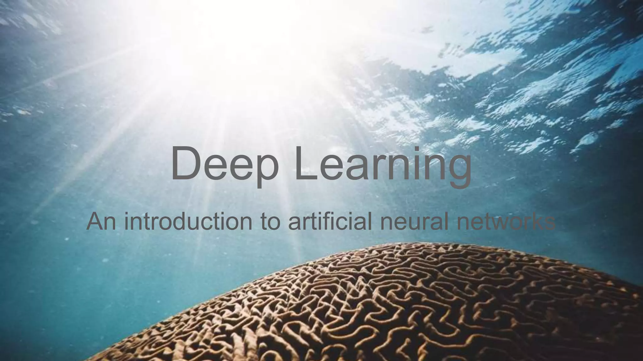 Deep learning | PPT