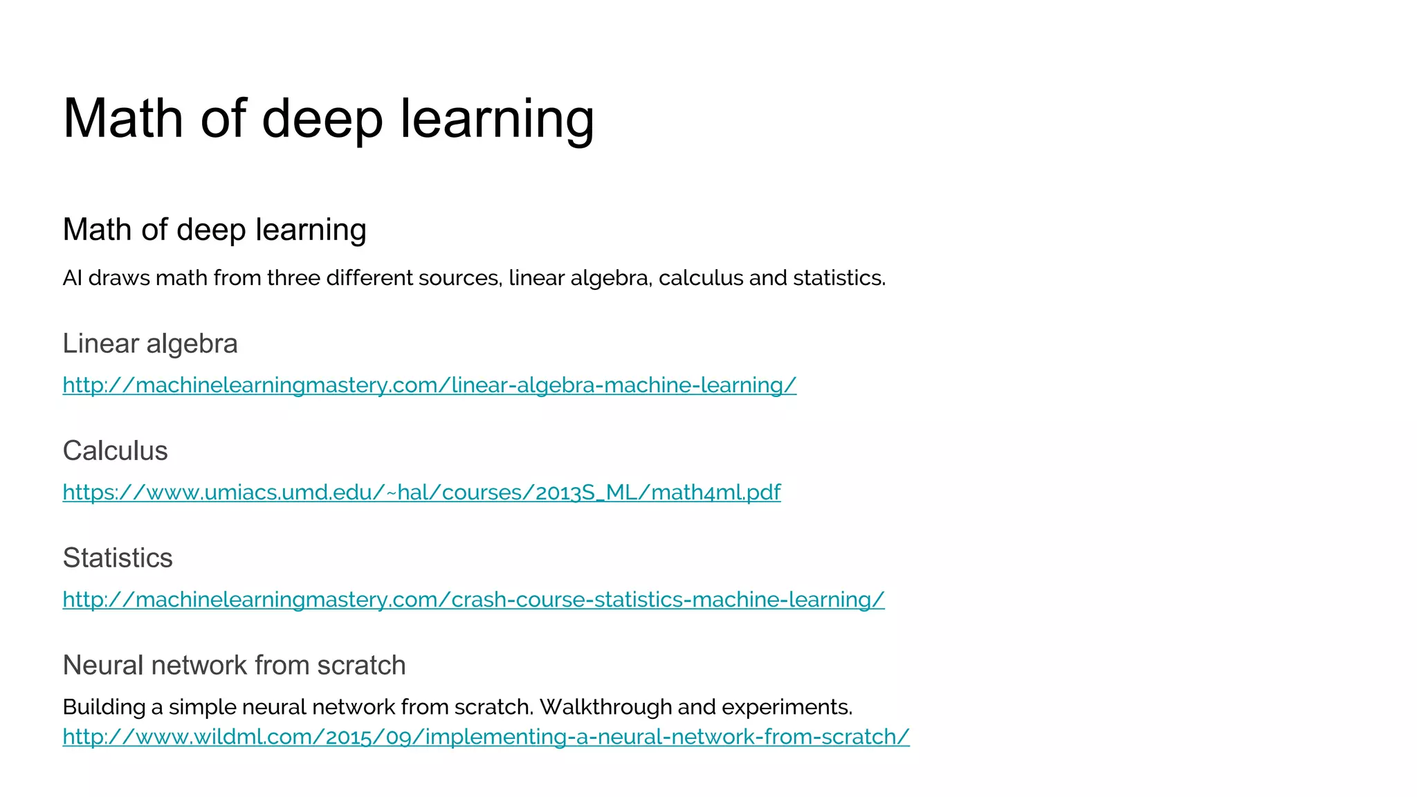 Deep learning | PPT