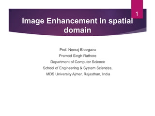 4.image enhancement in spatial domain copy | PPT