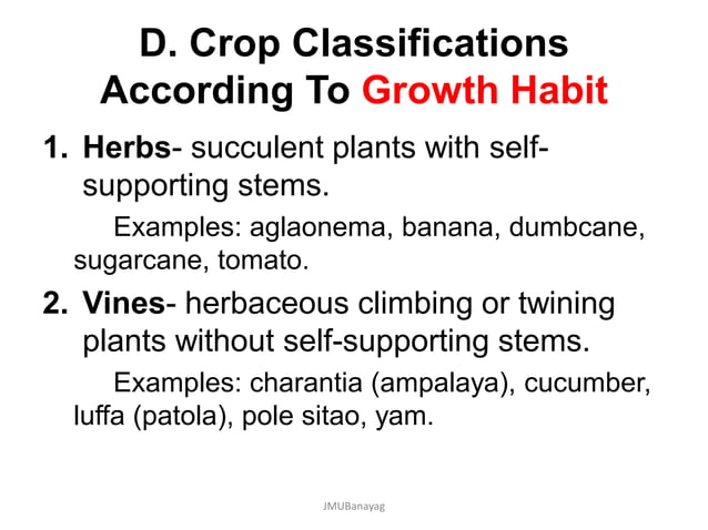 Classification of Agricultural Crops | PDF
