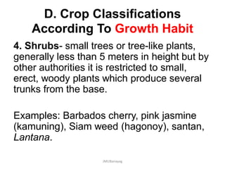 Classification of Agricultural Crops | PDF