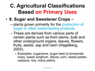 Classification of Agricultural Crops | PDF