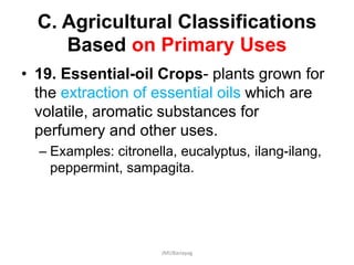 Classification of Agricultural Crops | PDF