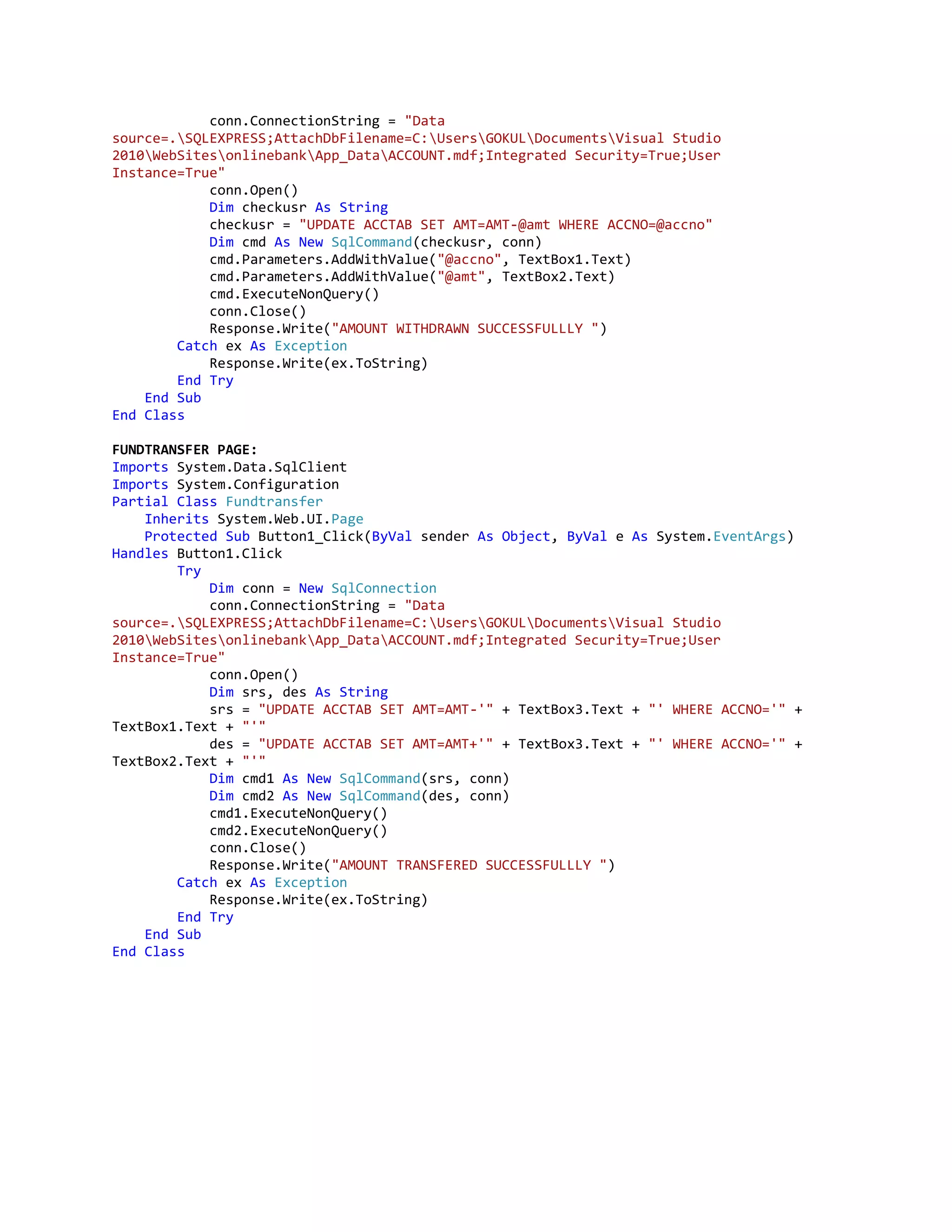 DOT NET LAB PROGRAM PERIYAR UNIVERSITY | PDF