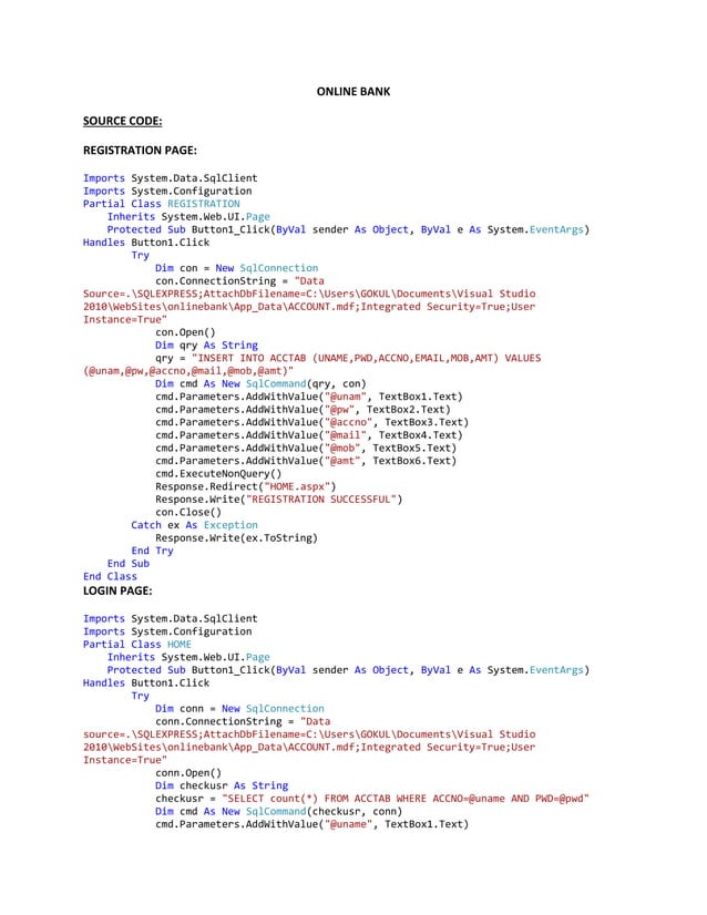 DOT NET LAB PROGRAM PERIYAR UNIVERSITY | PDF