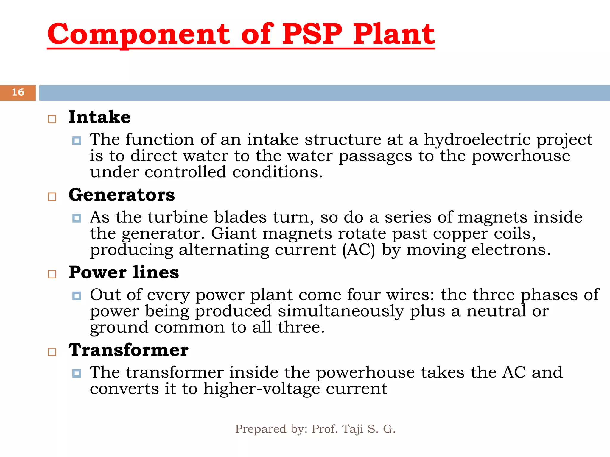 Run of River and Pumped Storage Plants | PDF