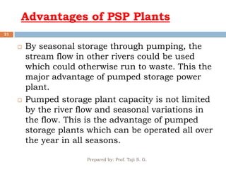 Run of River and Pumped Storage Plants | PDF