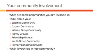 4.1 Community Connections RHAC | PPTX