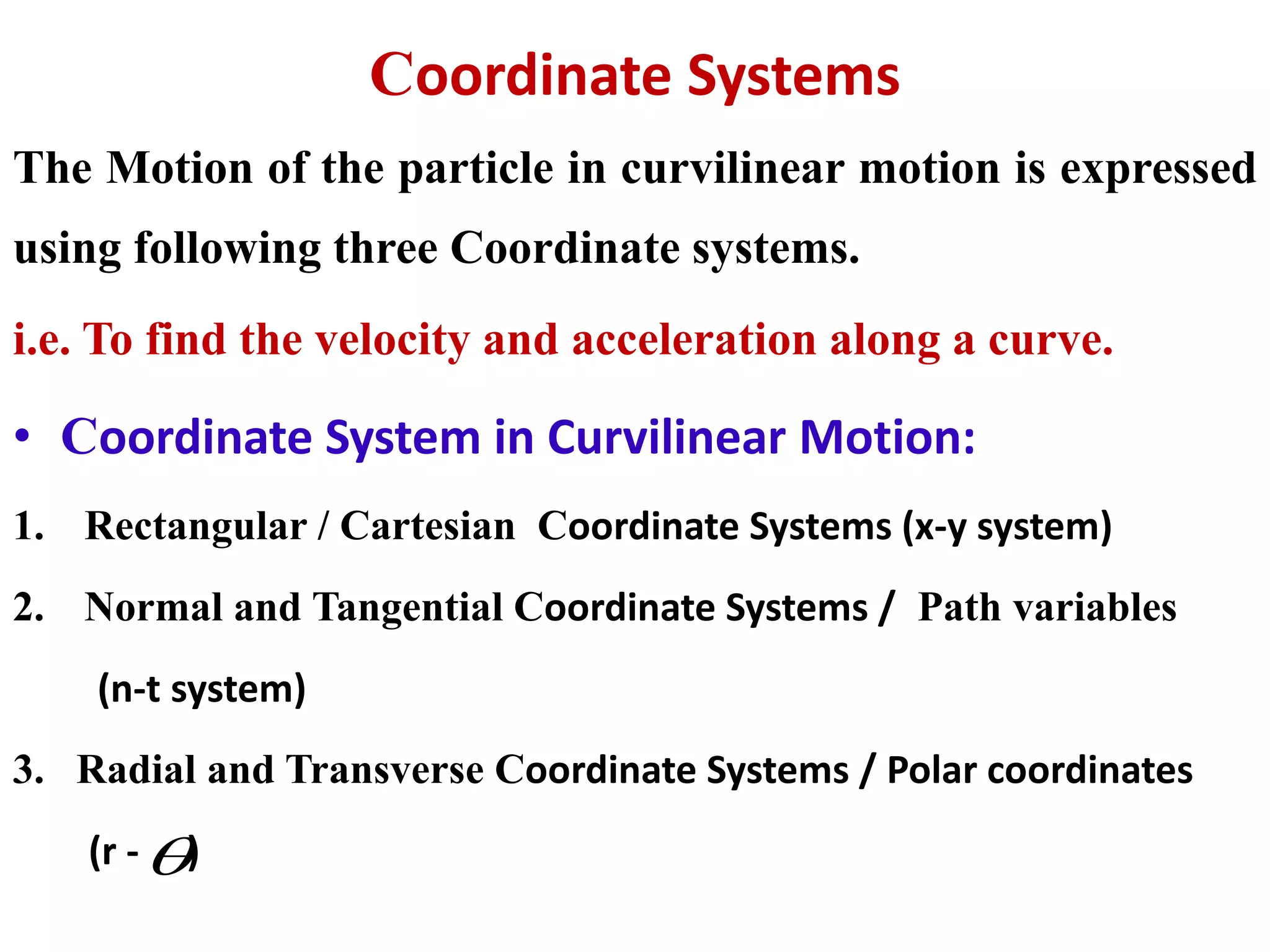 4. coordinate systems part 1 by-ghumare s m | PPT