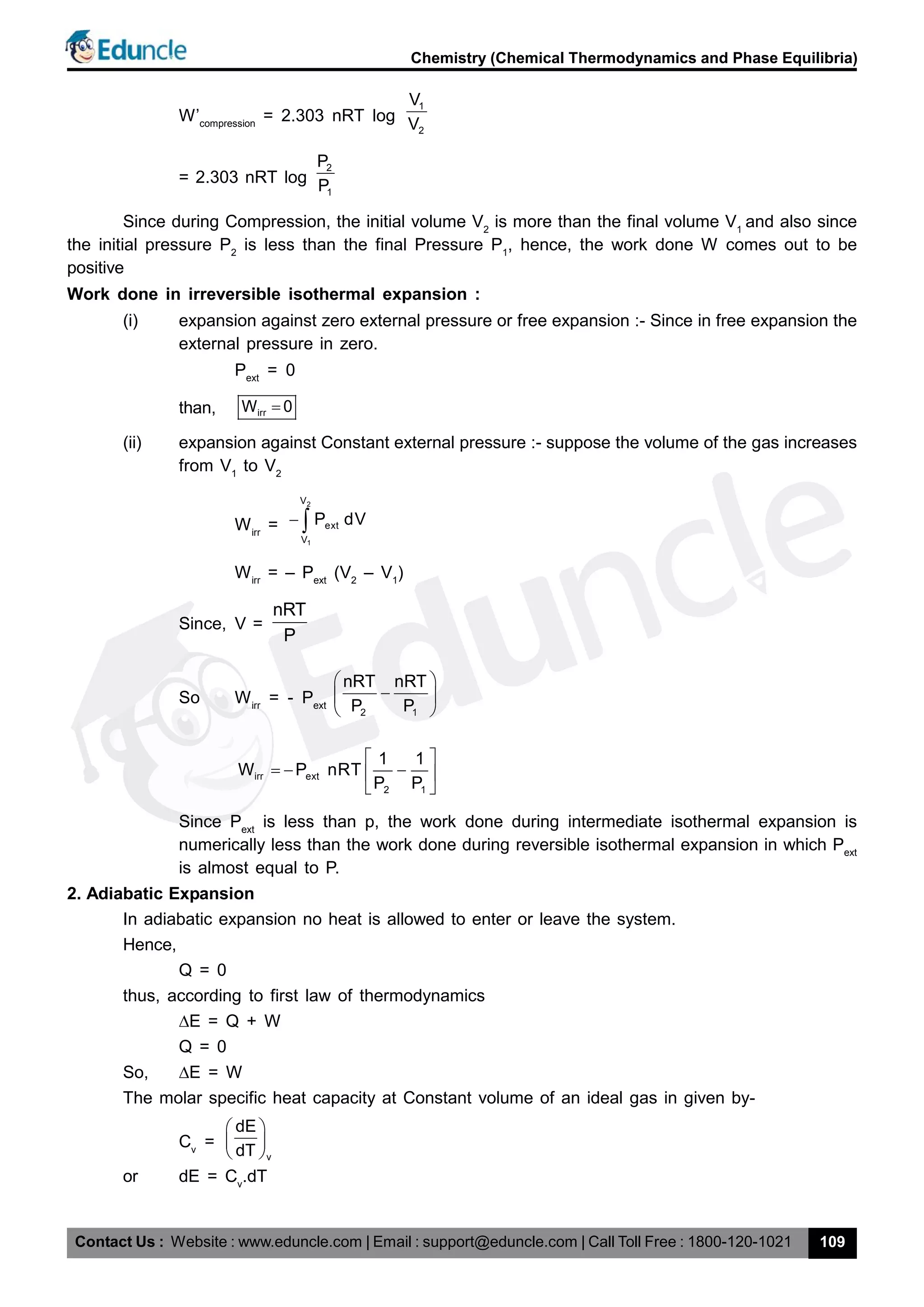 chemical equilibrium and thermodynamics | PDF