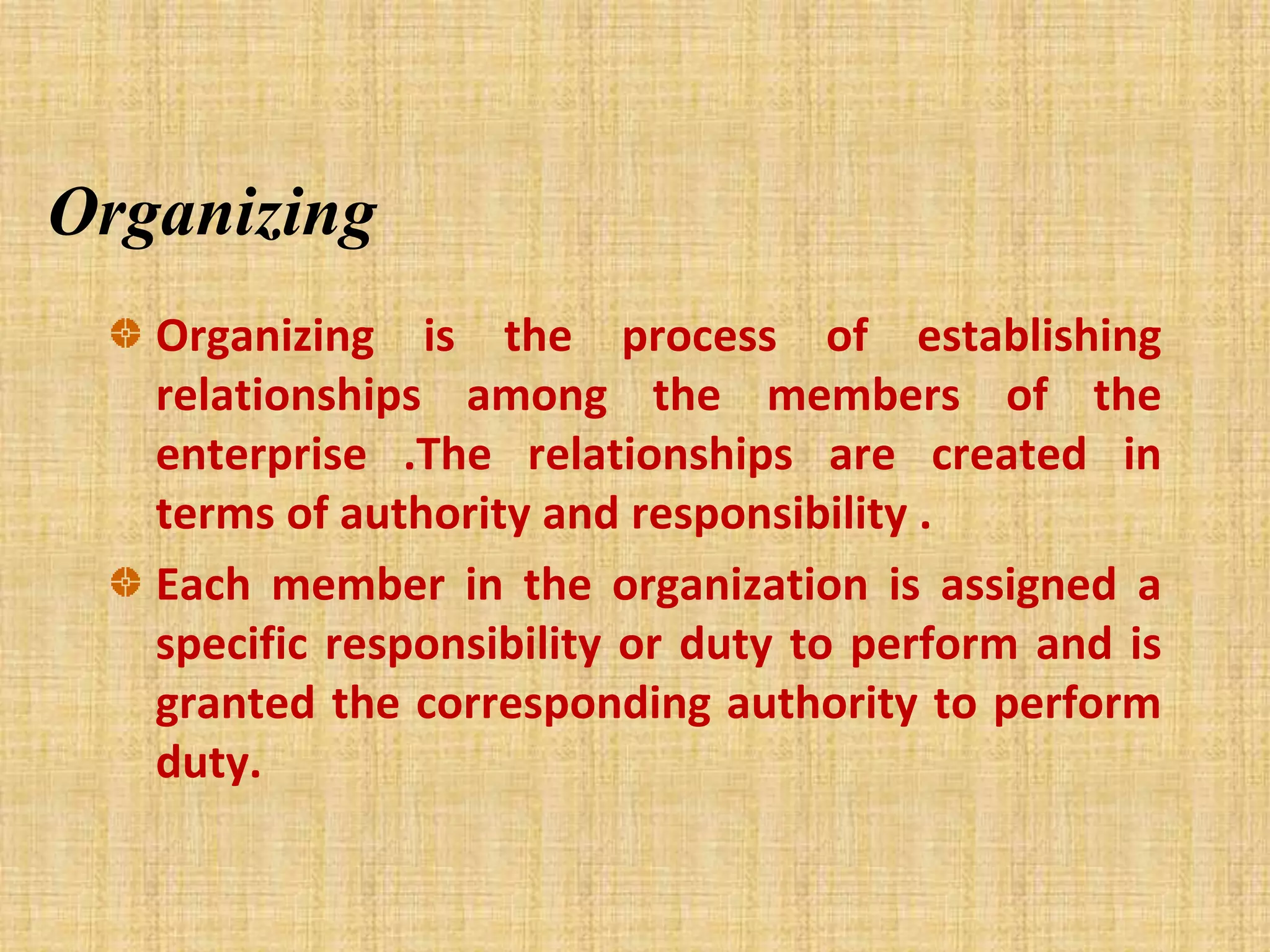 Organizing and Departmentalization | PPT