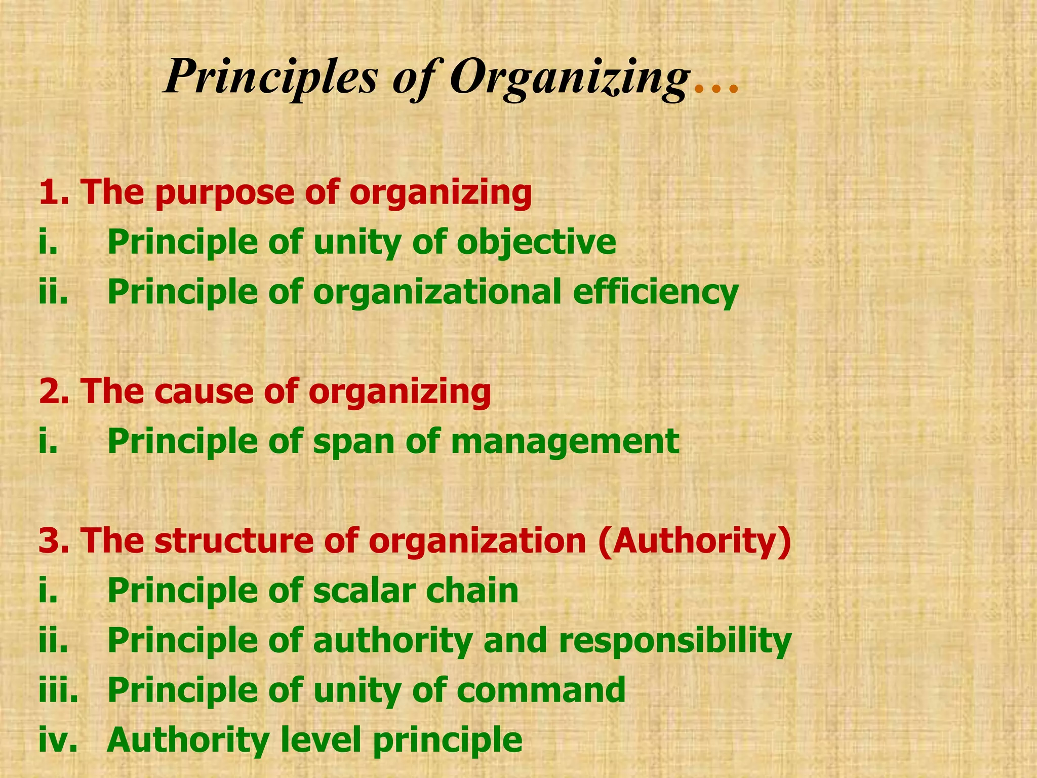 Organizing and Departmentalization | PPT