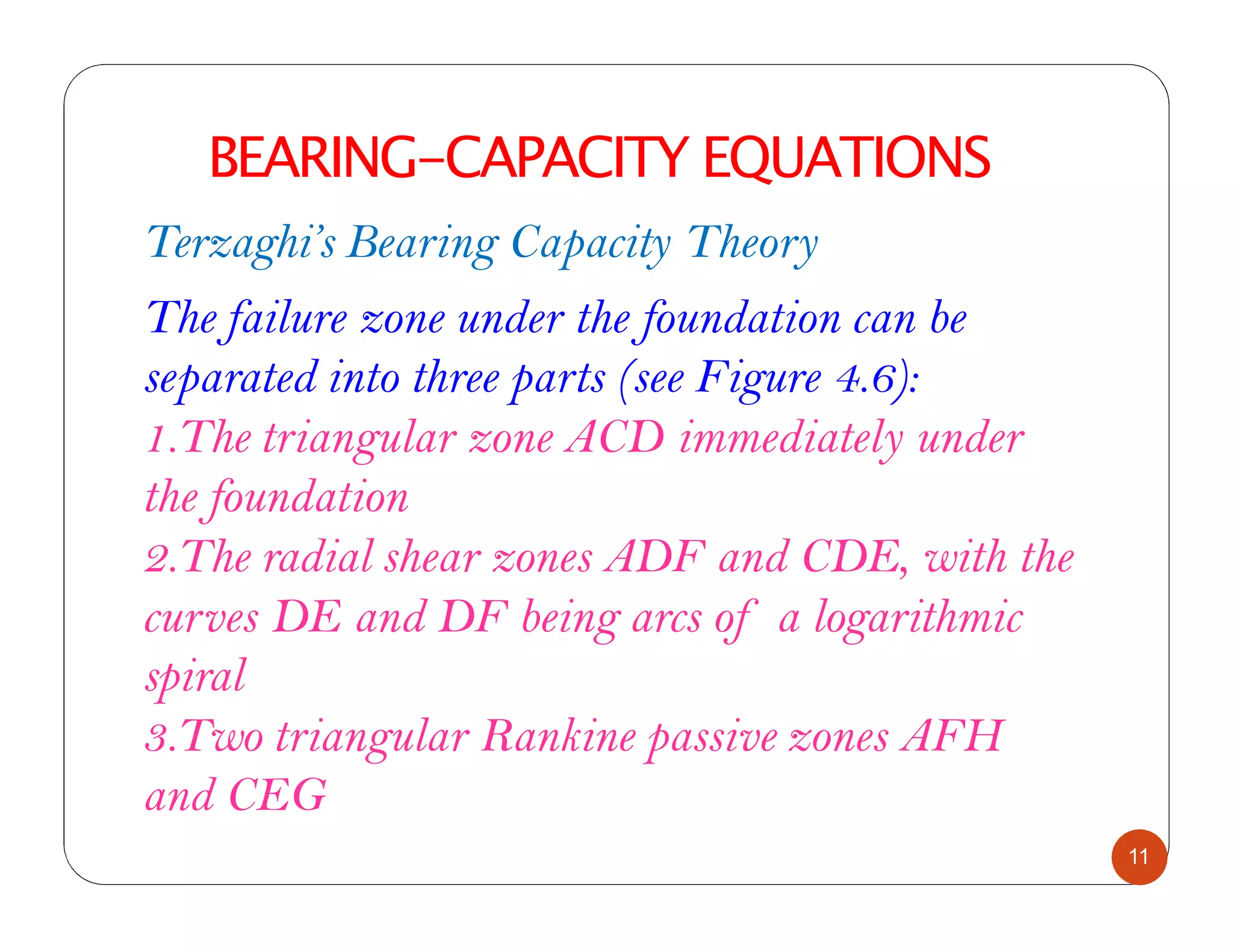 4.0 bearing capacity shallow foundations | PDF